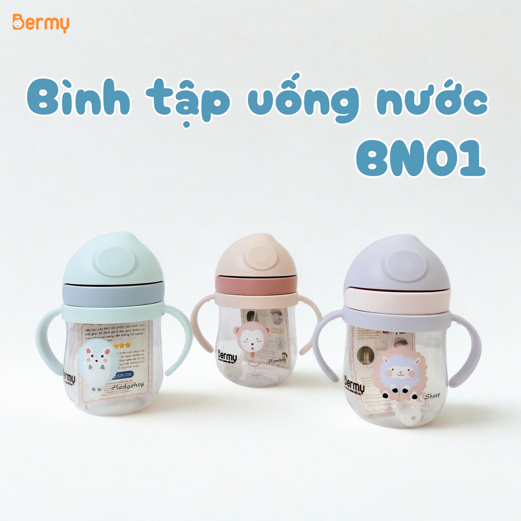 BERMY - Anti-choking milk drinking bottle for school children 250ml ...