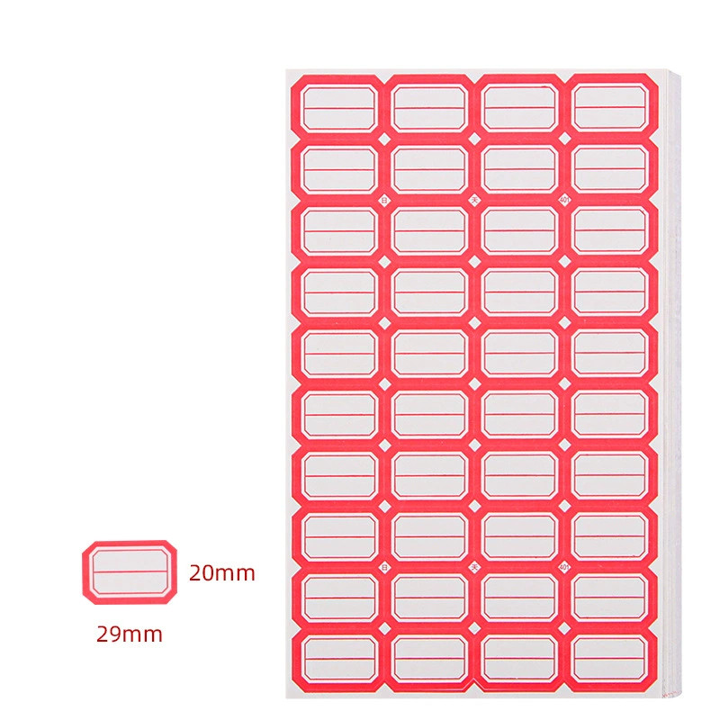 6 Sheets/240PCS, Office Label Stickers Children's Handwritten Stickers ...