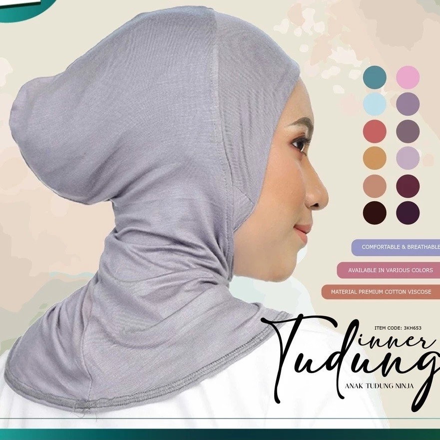 Inner Ninja Biasa l Anak Tudung Inner Neck Tudung | Shopee Malaysia