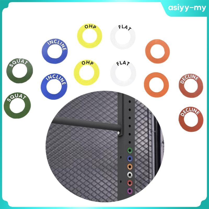[AsiyyMY] 12x Position Markers Squat Rack Position Markers Garage Gym ...