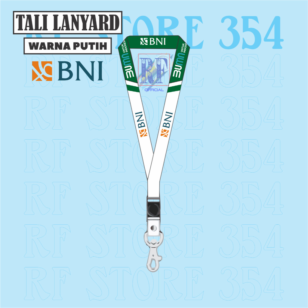 GANTUNGAN Bni BANK LANYARD Strap - BUMN Hanger Rope For The Country And ...
