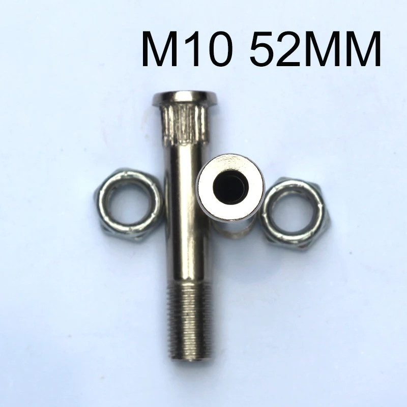 2pcs 52mm Hollow skateboard truck kingpin with M10 screws Skateboard ...