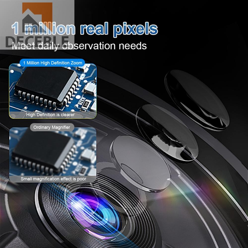 [Deceble.my] 50X Handheld Magnifying Glass with LED Light Rechargeable ...