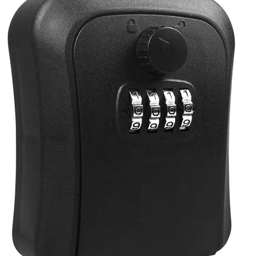 Key Lock Box Wall-Mounted 4 Digit Combination Lockbox Waterproof Key ...