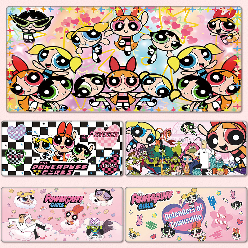 The Powerpuff Girls Mouse Pad Large Anime Cartoon Game Mousead Blossom ...
