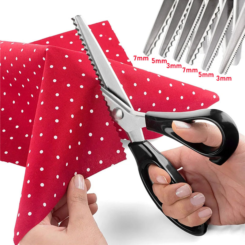 Zig Zag Sewing Scissor Triangle Tooth Sewing Scissor Lacework Tailor ...