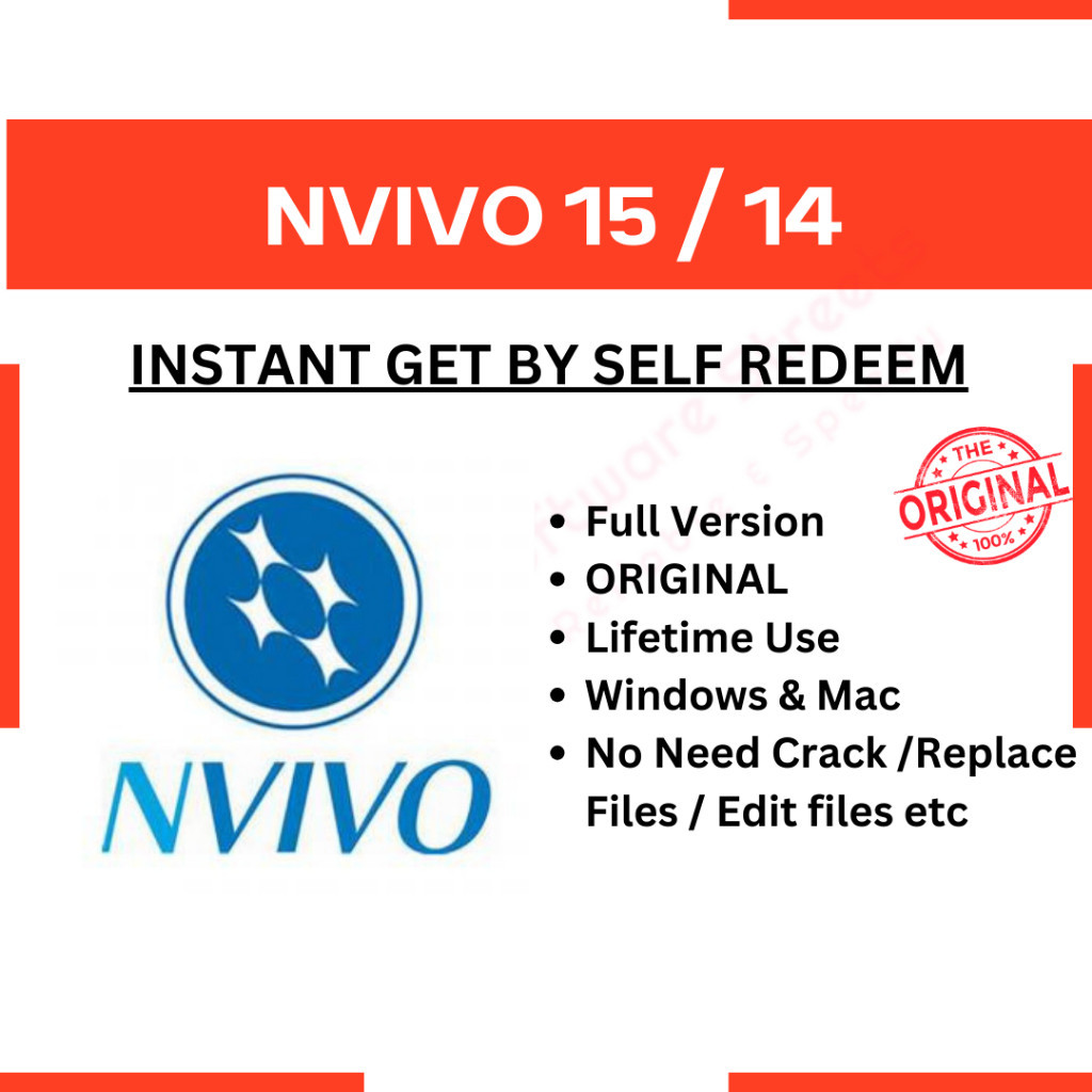 Nvivo 15 / 14 (Lifetime Full Version) (Mac & Windows) | Shopee Malaysia