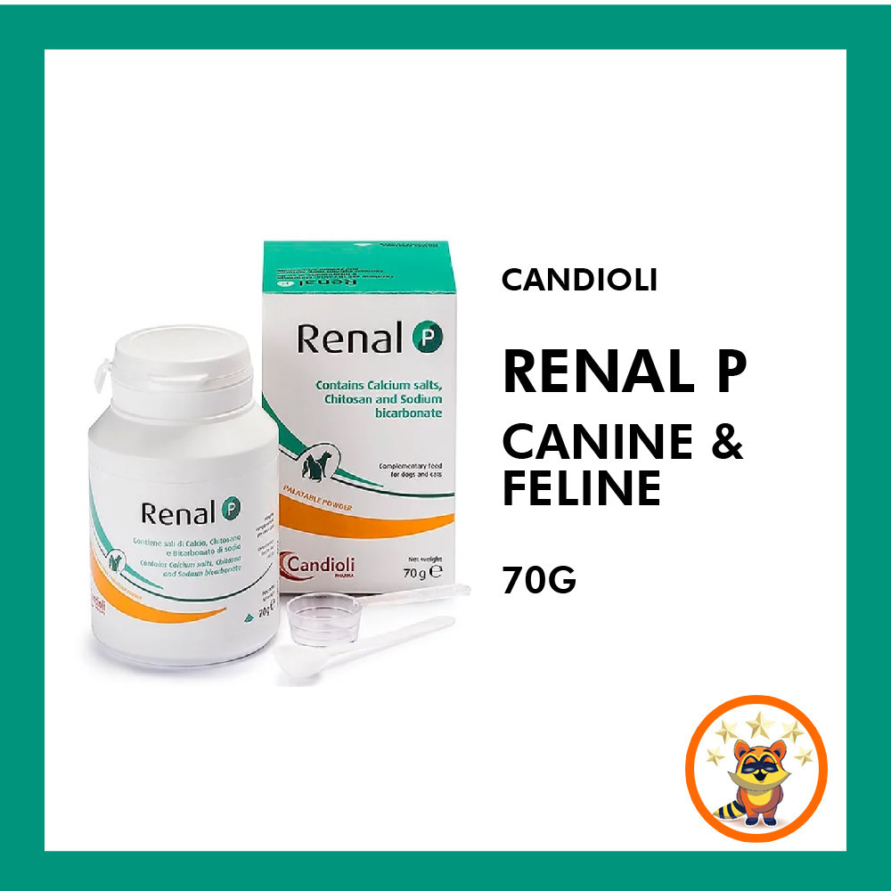 Candioli Renal P Powder for Canine Dog & Feline Cat Kucing 70g | Shopee ...