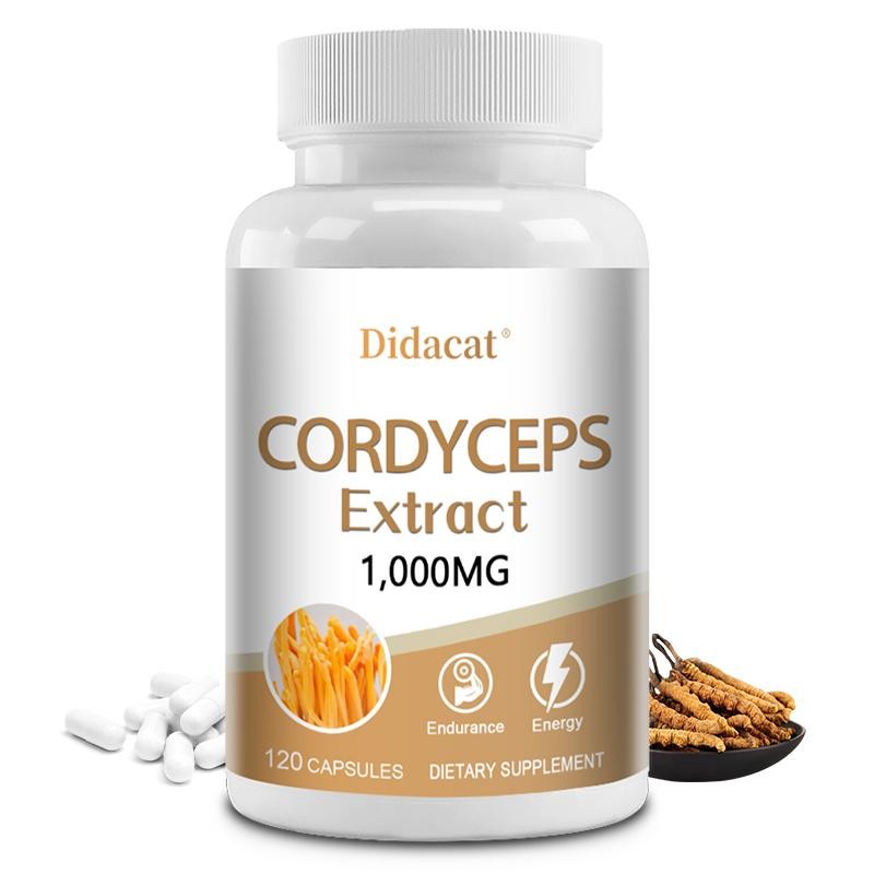 Cordyceps Extract, 1000MG Supplement, Supports Endurance and Energy ...