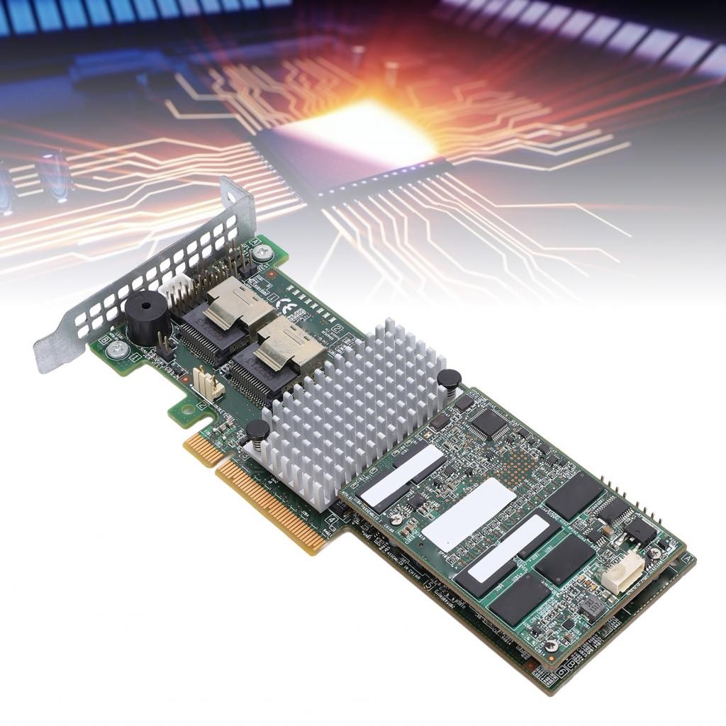 Newlanrode 2 Port Array Card 1GB Cache SAS Controller High Speed ...
