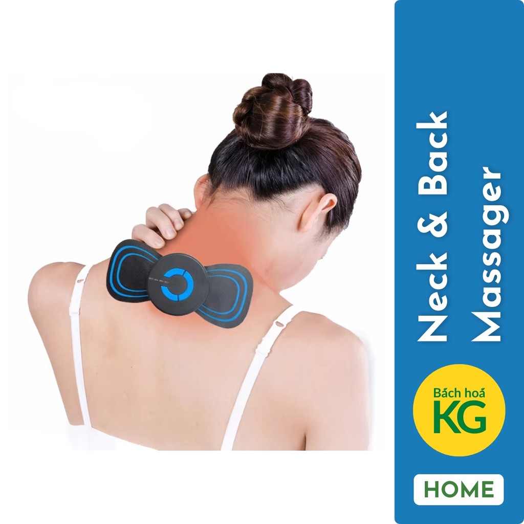 Wireless Cervical Massage Stimulator Portable Mini Electric Neck Back ...