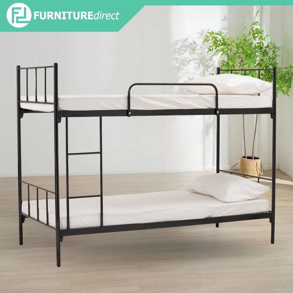 Furniture Direct CALLON Metal Double Decker Metal bunk bed katil budak ...