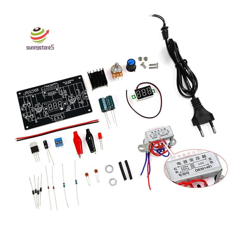 LM317 Adjustable Regulated Power Supply DIY Kit LM317 to DC 1.25-12V ...