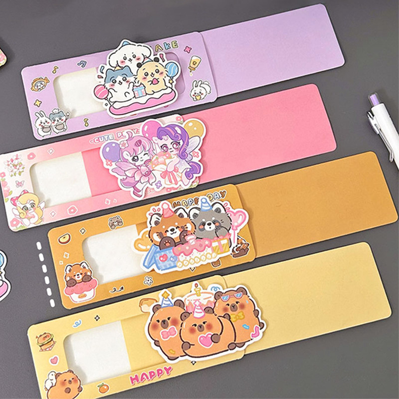 2 Pcs Cute Cartoon Series Pull-out Cards for Students Children, Gift ...