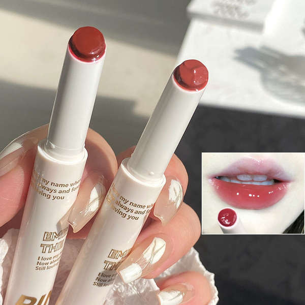 lip gloss stick lip waterproof lip tint Crystal Frozen Lipstick Female ...