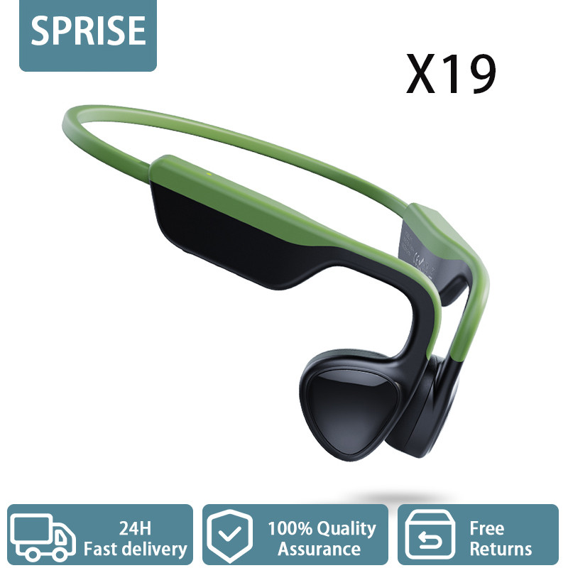 SPRISE X19 Headphone Wireless Bluetooth Earphone With Mic Bone ...