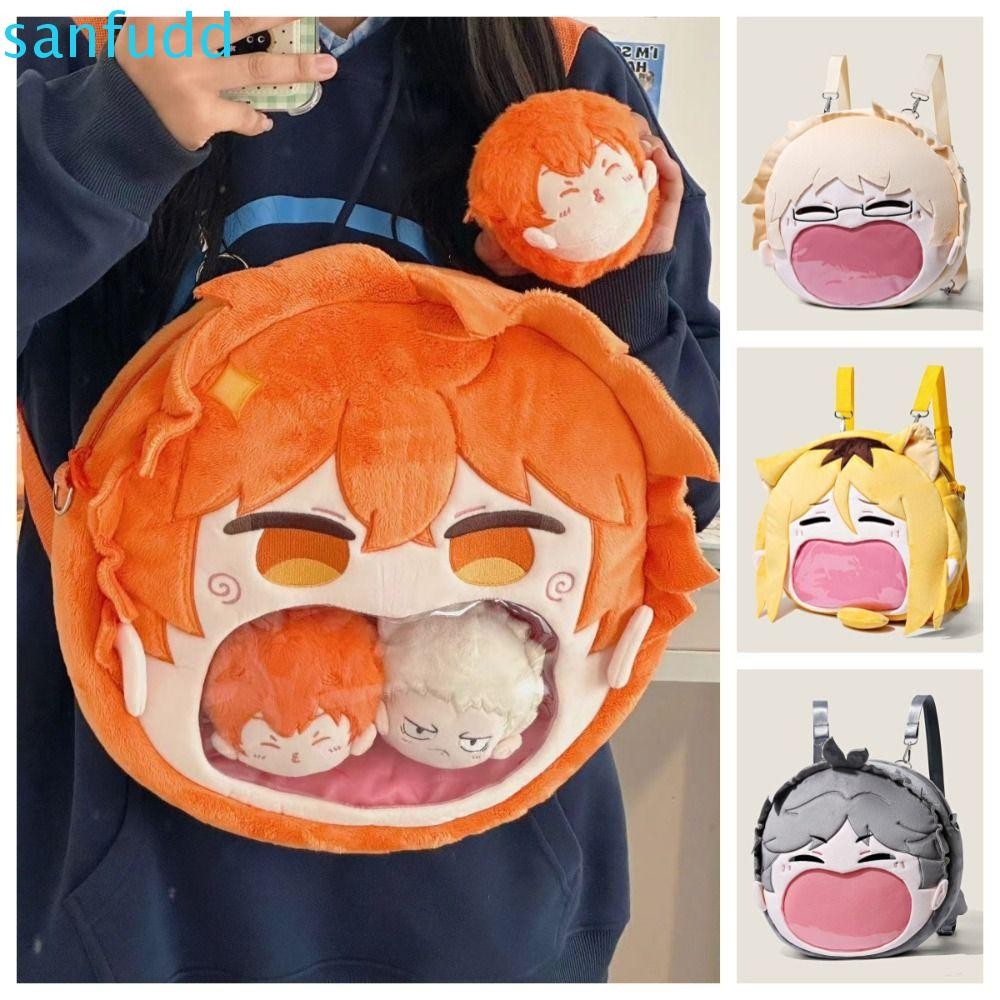 SANFUDD Japanese Anime Haikyuu Bag, Sugawara Koushi Plush Hinata Shoyo ...