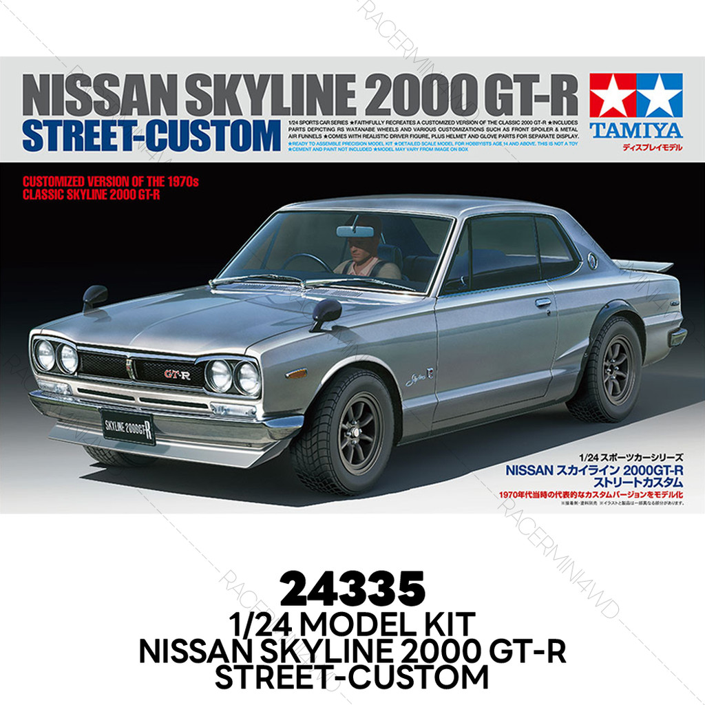TAMIYA Model Kit 1/24 Nissan Skyline 2000 GT-R Street-Custom 24338 ...