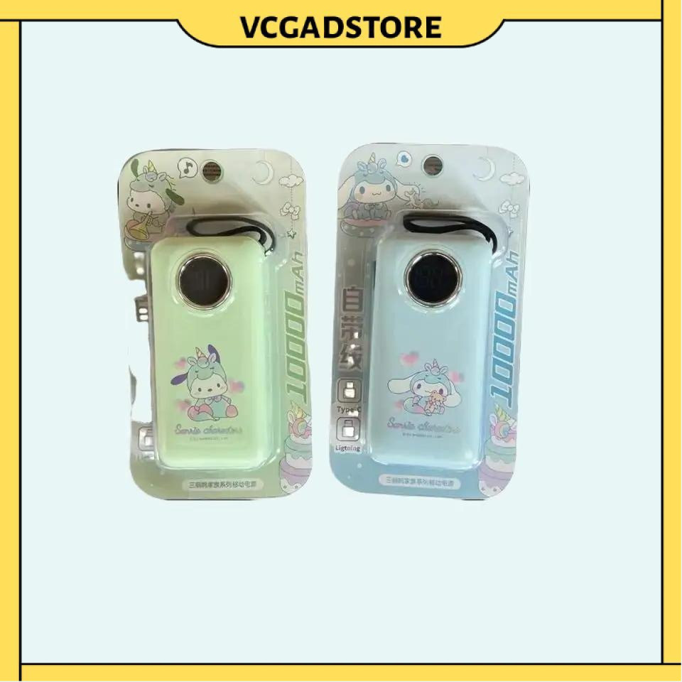Power Bank Kuromi,Cinnamoroll,Melody,Pochacco, Fast Charging Built In ...