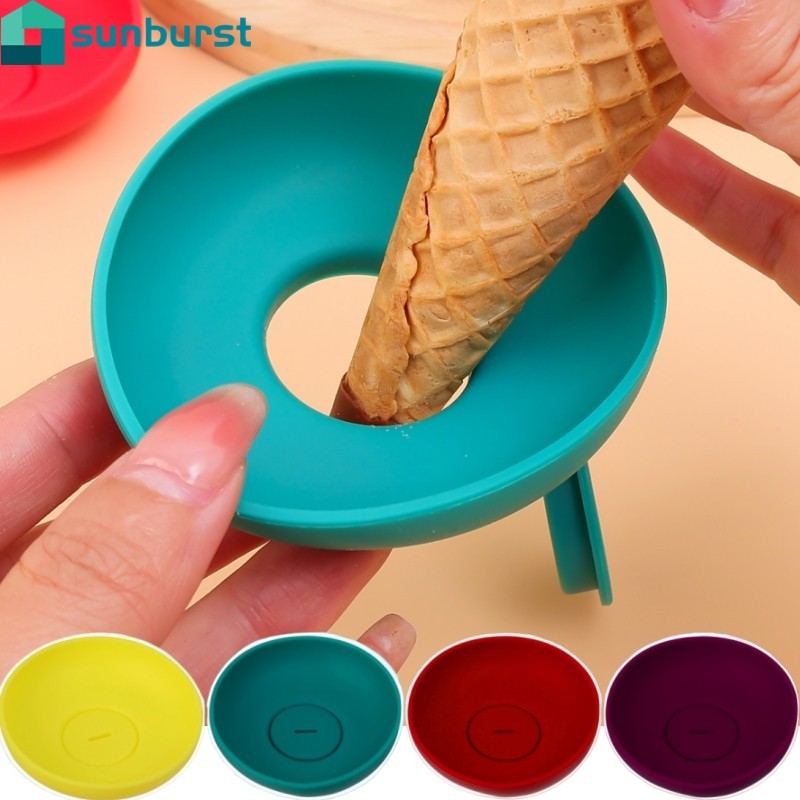 Silicone Drip-Proof Popsicle Rack - Ice Cream Anti-drip Tray - Handheld ...