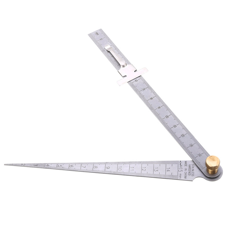 [ndr] Wedge Taper Ruler Stainless Steel Welding Taper Feeler Gauge ...