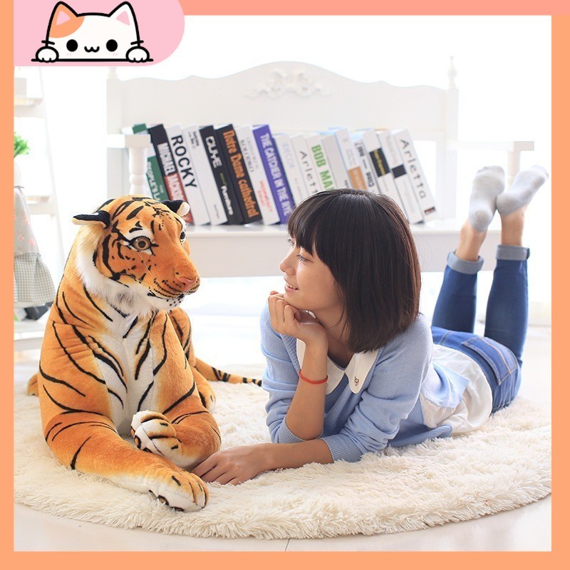 25cm Tiger Plush Gift Pillow - Animal Stuffed Toys Plushie Doll Anak ...