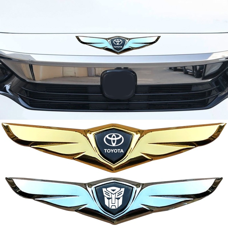 Toyota Car Alloy Front Bumper Sticker VIos Yaris Veloz Wish Avanza ...