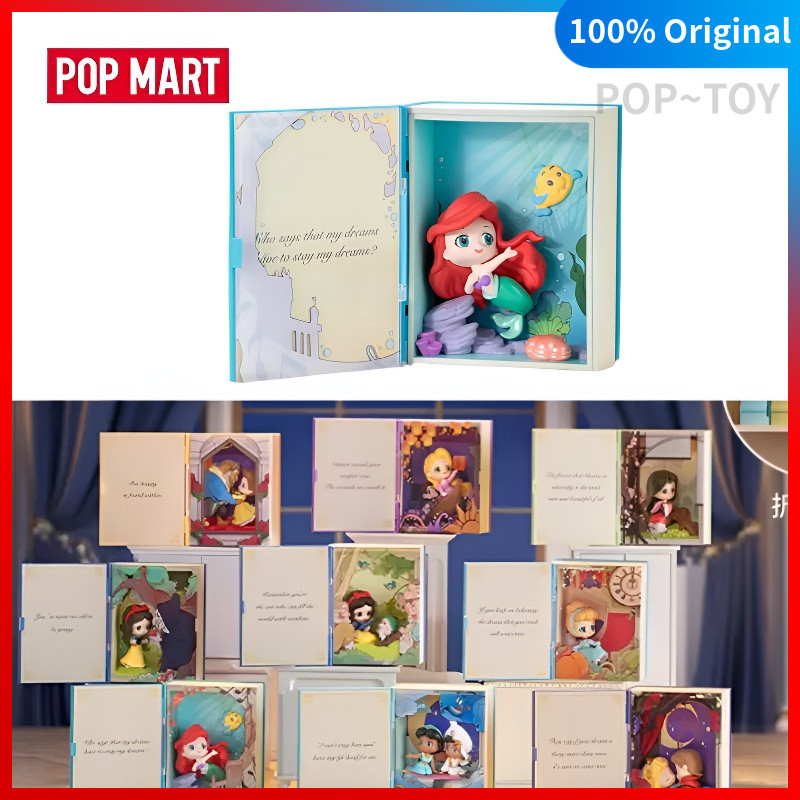 POPMART Disney princess fairy tales Series Cute Figures BLind Box Pop Mart Official | Shopee ...
