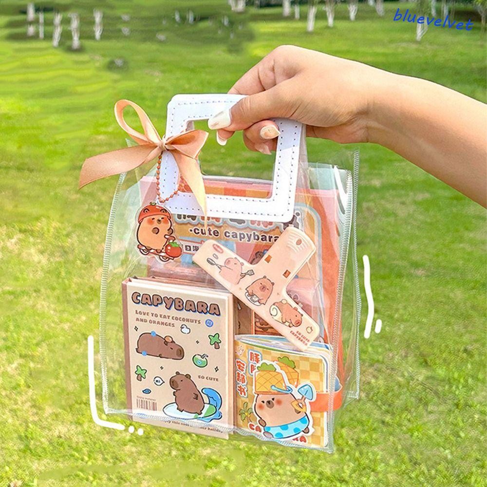 BLUEVELVET 70/73/105pcs School Stationery Set, Capybara-themed Large ...