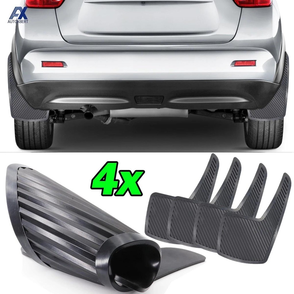 4x Rubber Universal Soft Mudflaps Mud Flaps Splash Guards For Nissan ...