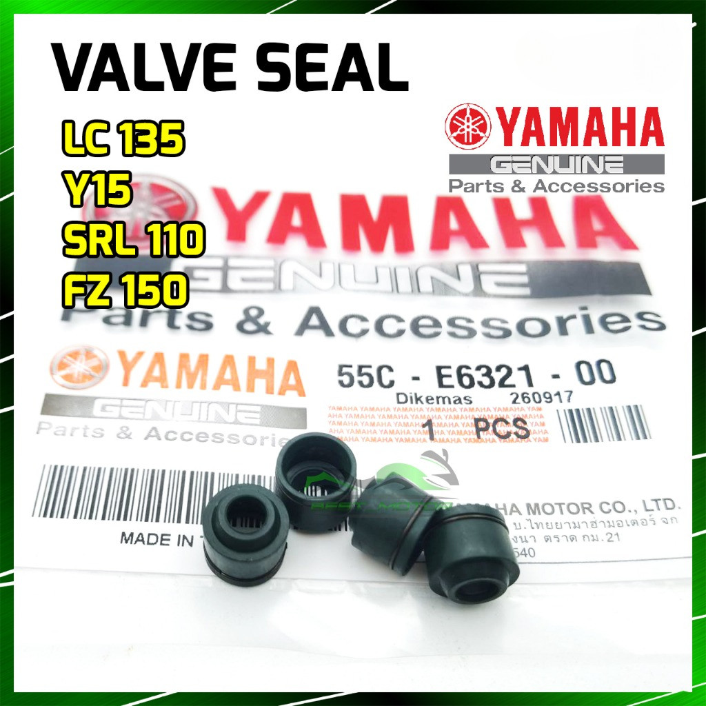 VALVE SEAL LC135 / Y15 / FZ150 LC 135 ORIGINAL YAMAHA 1 PC | Shopee ...