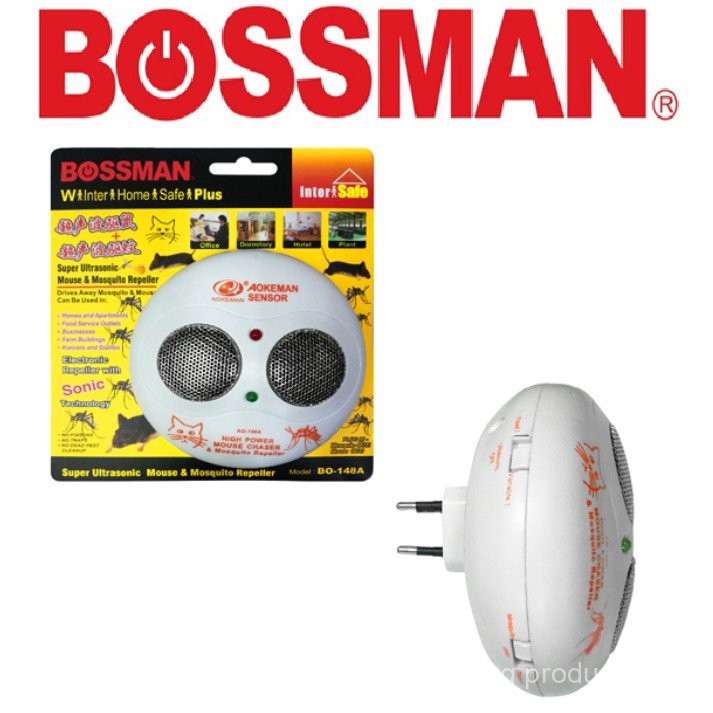 BOSSMAN ELECTRIC ULTRASONIC PESTS MOSQUITO MOUSE REPELLENT DEVICE PEST ...