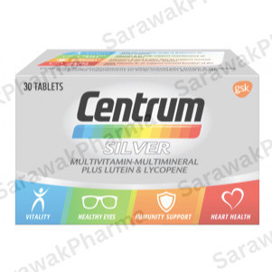 Centrum silver multivitamin-multimineral plus lutein & lycopene 30 ...