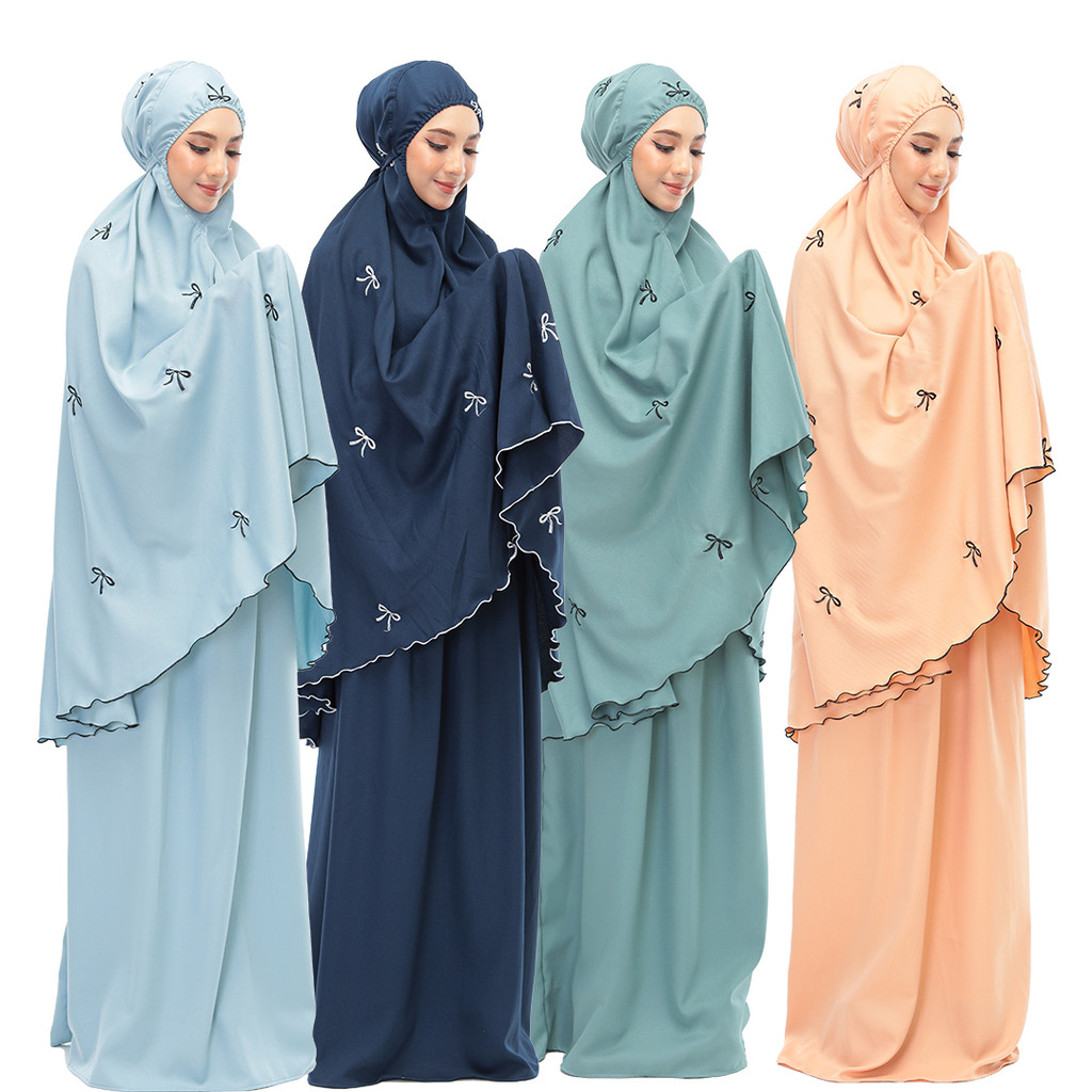TELEKUNG SULAM RIBBON BERTALI | TELEKUNG EMBROIDERY Coquette | Shopee ...