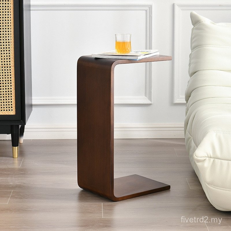 Wholesale Solid Wood Removable Balcony Bed Coffee Table Sofa Side Table c-Shaped u-Shaped Side ...