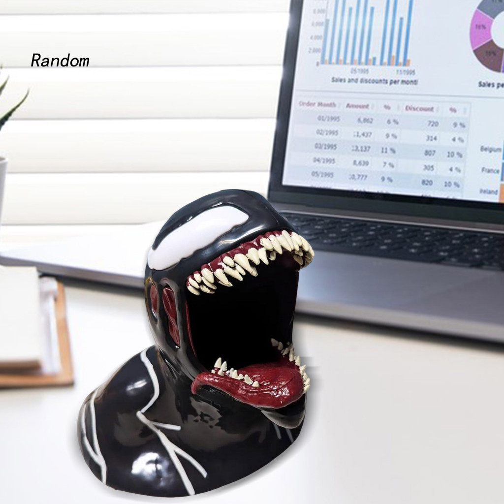 RAN Scary Creature Head Decor Movie-inspired Popcorn Bucket Venom ...