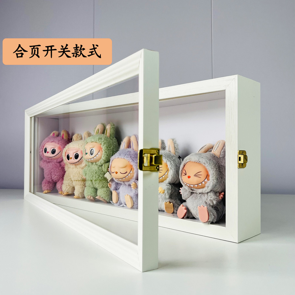 Labubu V1 V2 V3 Vinyl Face Display Box, Labubu Storage Photo Frame ...