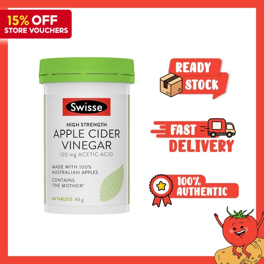 Swisse High Strength Apple Cider Vinegar - 60 Tablets | Shopee Malaysia