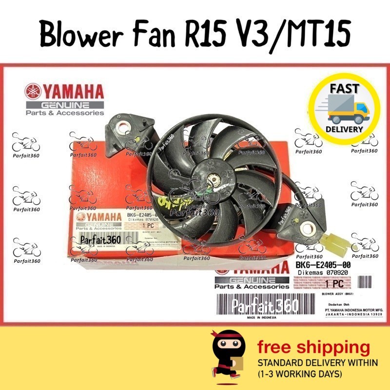 BK6-E2405 R15 V3 / MT15 Blower Assy / Radiator Fan / Kipas Tangki Air ...