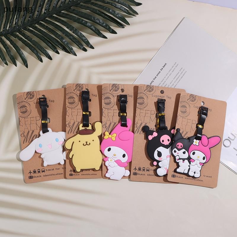 pu 1PC Cartoon Suitcase ID Address Holder Baggage Boarding Portable ...