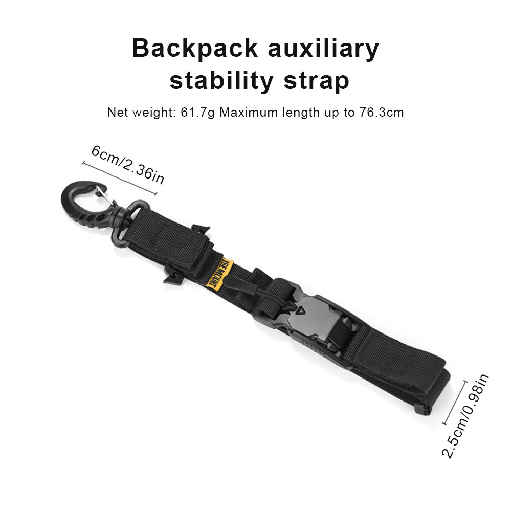 [Fanicas.my] Three Point Auxiliary Backpack Stabilizer Strap Adjustable ...