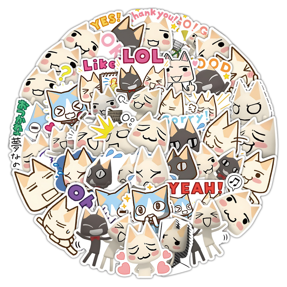 50PCS Cute Cartoon Inoue Toro Graffiti Stickers for Bicycle Hand ...