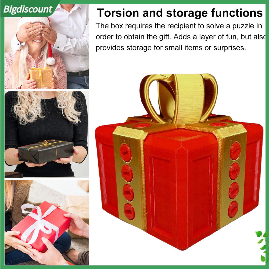 {BIG} Confusing Gift Box 3d Printed Gift Box Tricky Prank Gift Box with ...