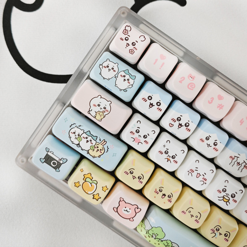 Chikawa Emoticon Keycap MAO Profile Emoji Hachiwa DYE-SUB PBT Material ...