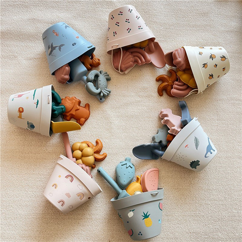 Lw Silicone Beach Toys Seaside Parent-Child Interaction Playing in ...