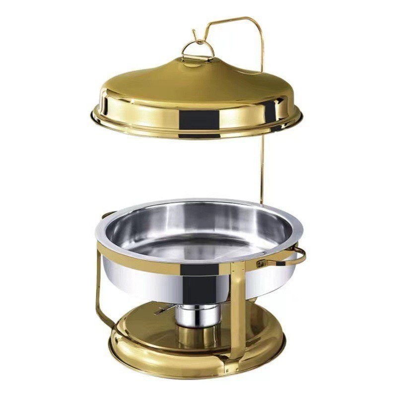 42cm Golden Dome Bell Chafing Dishes Buffet Serving Chafing Dish Round ...