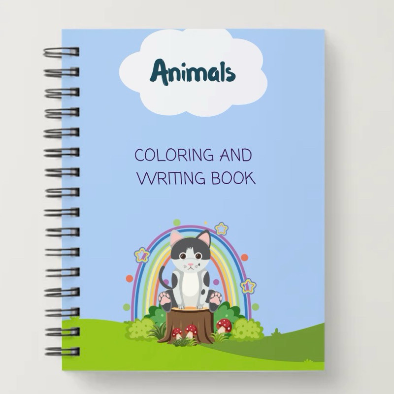 XO CB29 Alphabet Animals (Spring binding, 180gsm thick paper) - Set of ...