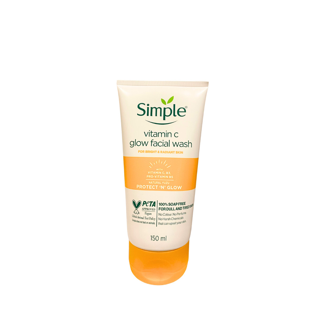 Simple Protect & Glow Vitamin C Glow Facial Wash 150ml | Shopee Malaysia