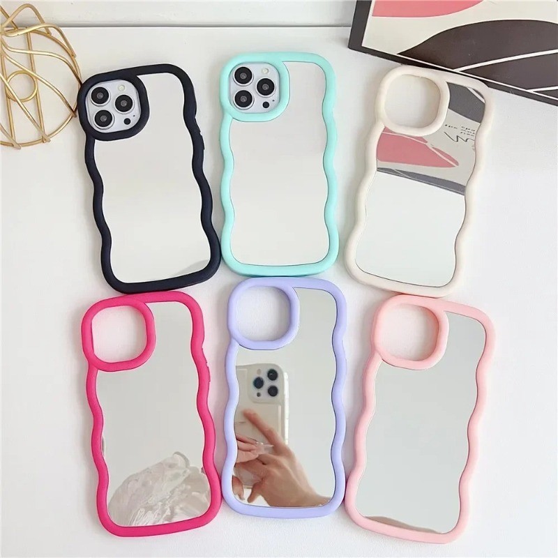 Ins Mirror Wavy Silicone Case For VIVO Y20 Y20a Y20g Y20i Y20S Y20t ...