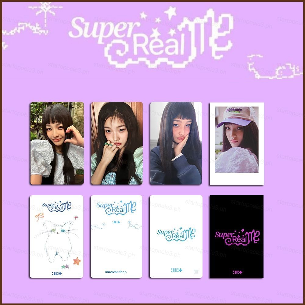 ST3 2/4PCS/Set ILLIT YUNAH LOMO Card SUPER REAL ME Album Postcard ...